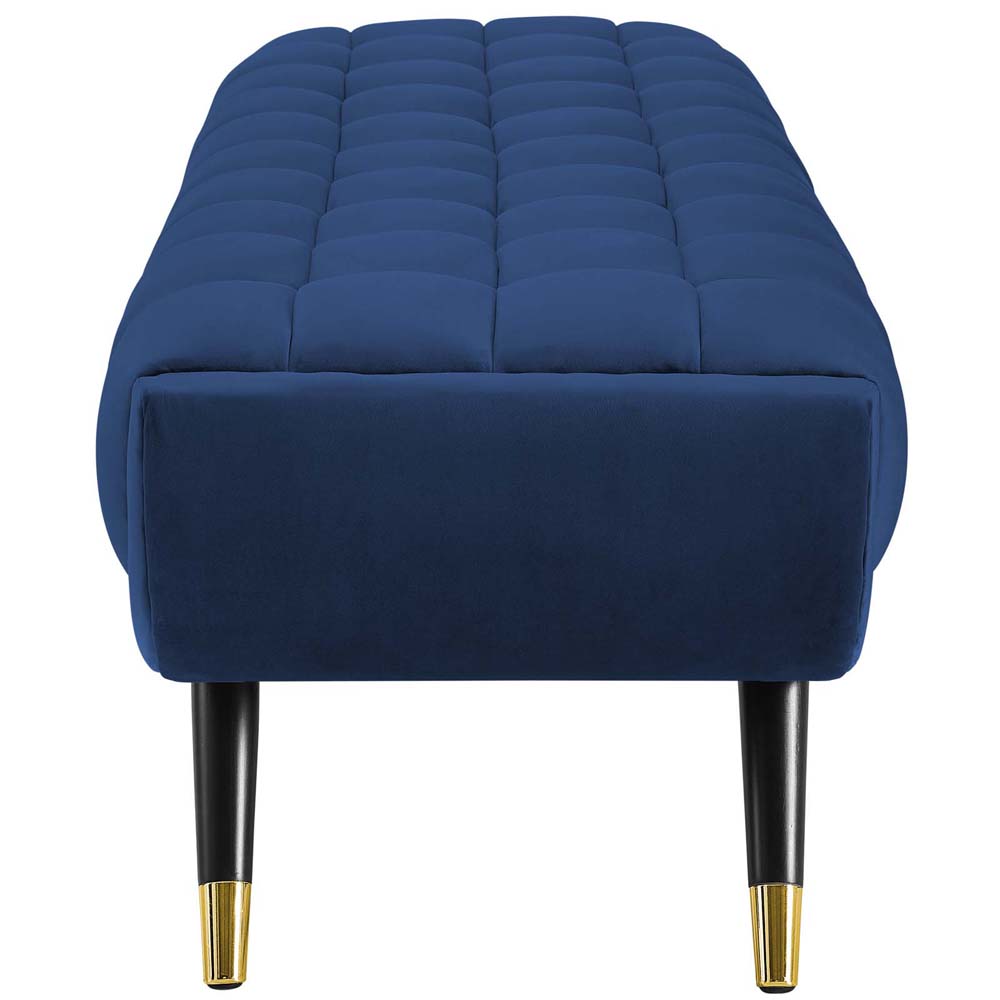 Adept Upholstered Velvet Bench- Modern In Designs
