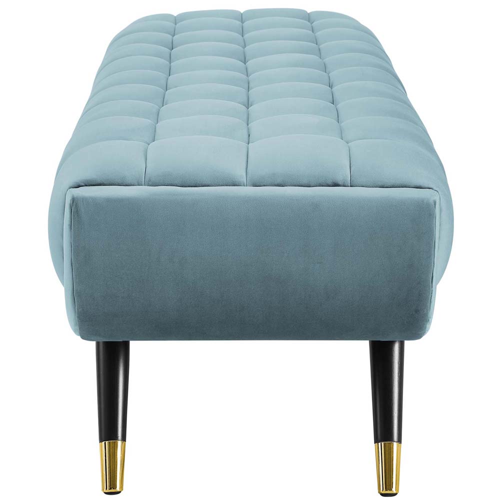 Adept Upholstered Velvet Bench- Modern In Designs