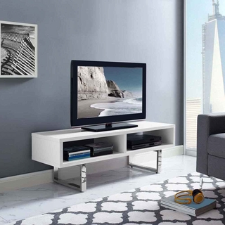 Low profile tv stand white store