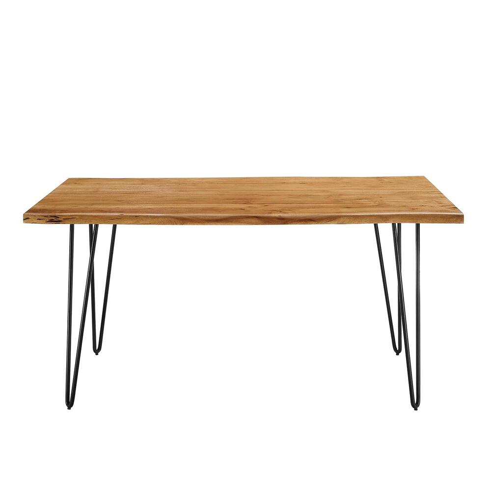 Ardor 60" Live Edge Acacia Wood Acacia Wood Dining Table - Modern In ...