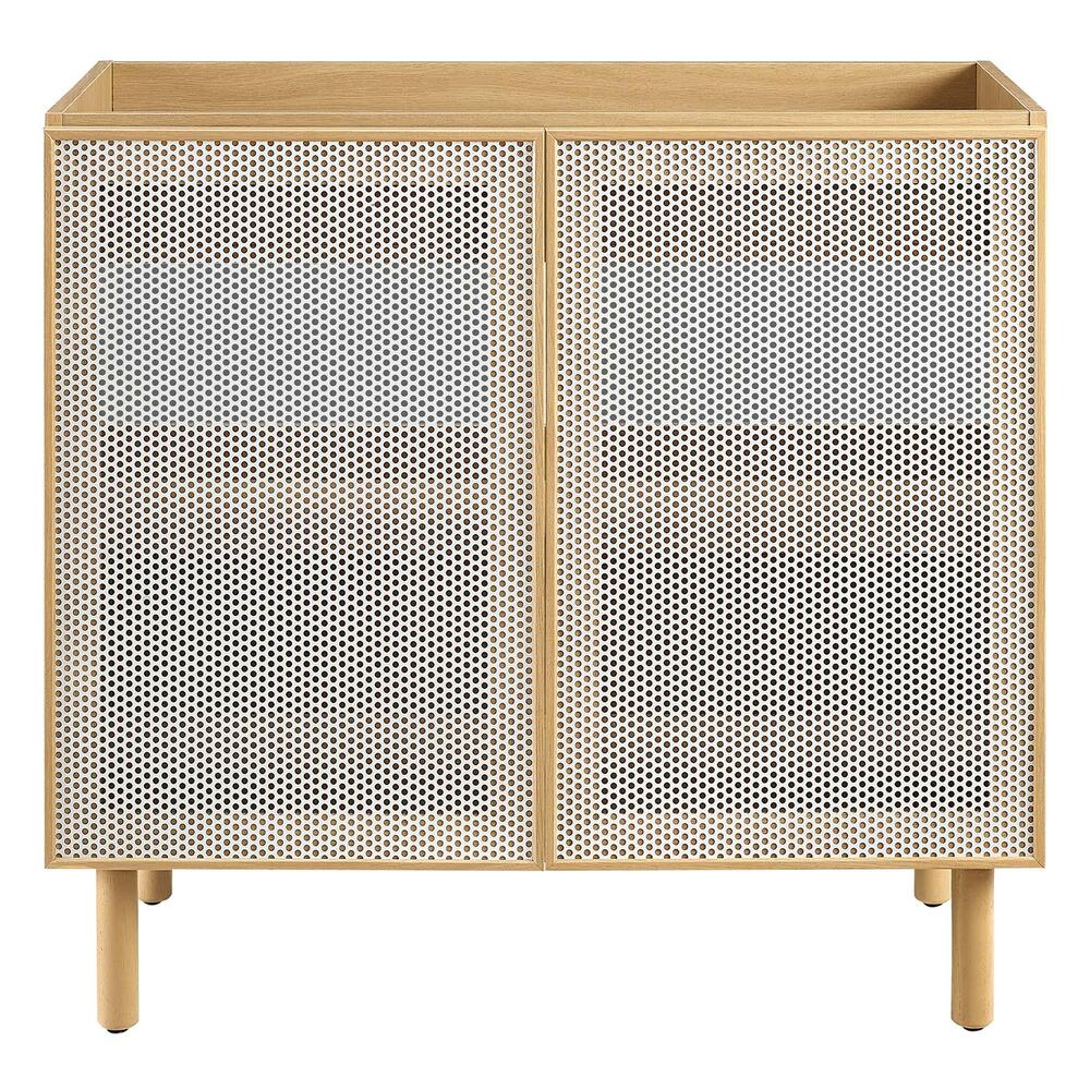 Calla 36" Perforated Metal Bathroom Vanity Cabinet - Modern In Designs