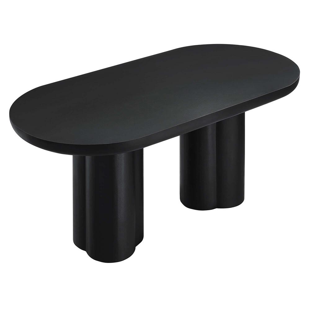 Caspian 72" Oval Concrete Dining Table - Modern In Designs