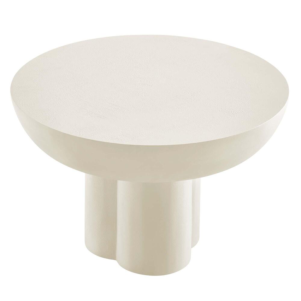 Caspian Round Concrete Coffee Table - Modern In Designs