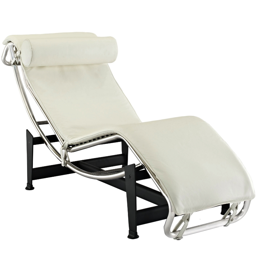Charlie Chaise Lounge Chair Leather