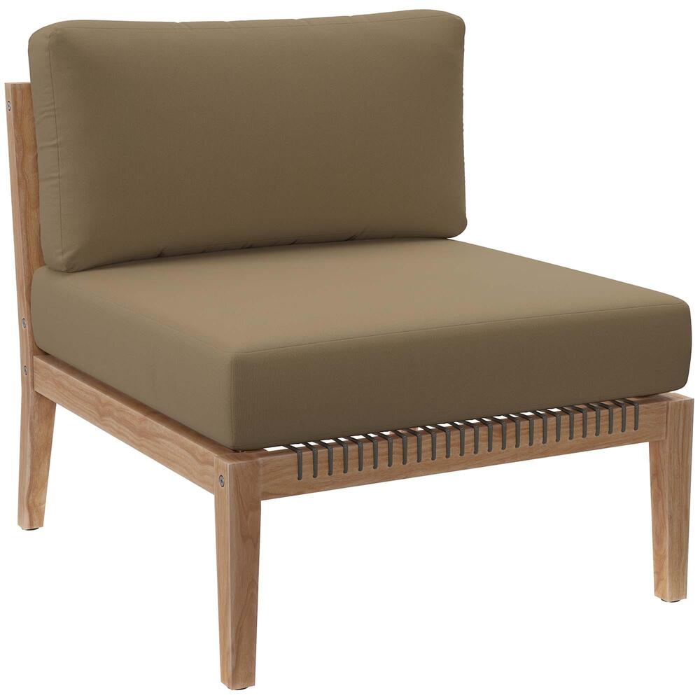 Clearwater Outdoor Patio Teak Wood Armless Chair - Modern In Designs