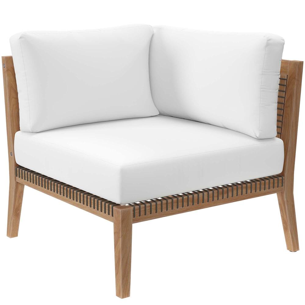 Clearwater Outdoor Patio Teak Wood Corner Chair - Modern In Designs