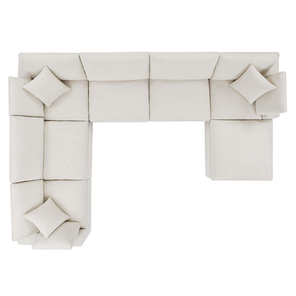 Commix 7-Piece Down Filled Overstuffed Boucle Sectional Sofa - Modern ...