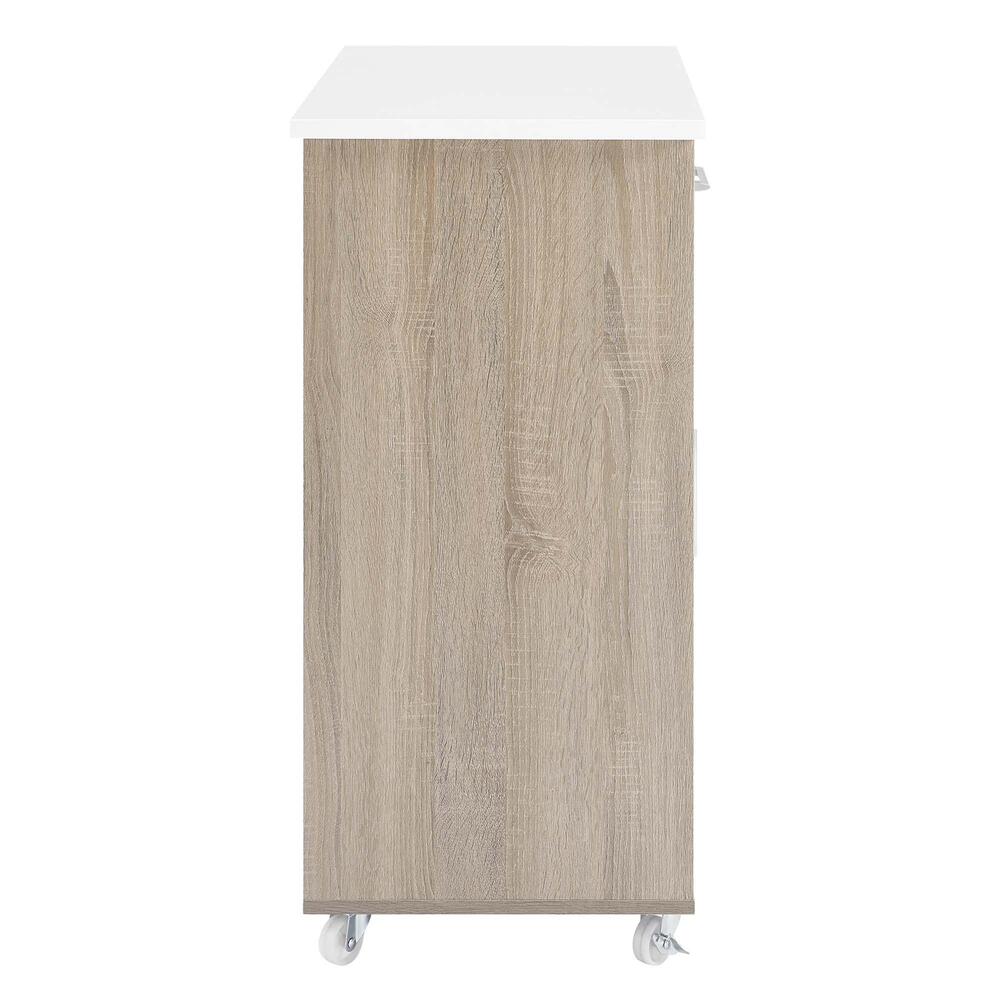 Culinary Kitchen Cart With Towel Bar - Modern In Designs