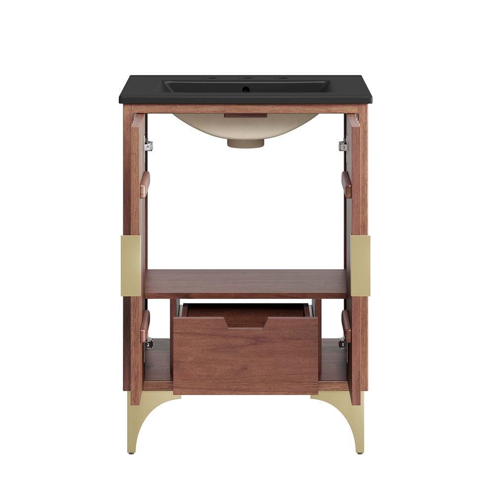 Daylight 24" Bathroom Vanity in Black Walnut - Modern In Designs