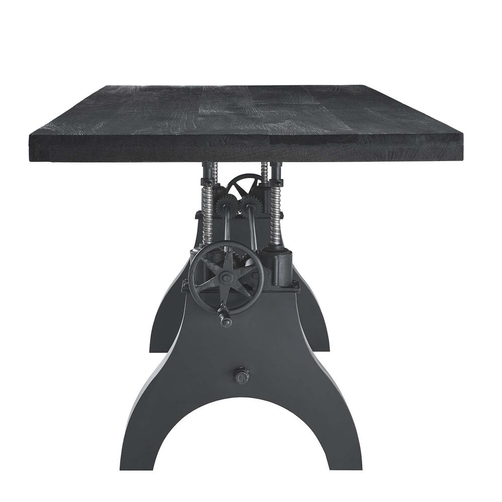 Genuine 96" Crank Adjustable Height Dining and Conference Table ...