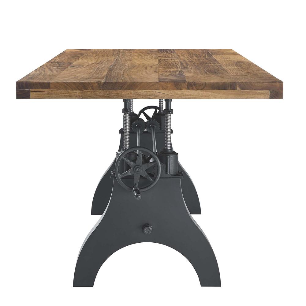 Genuine 96" Crank Adjustable Height Dining and Conference Table ...