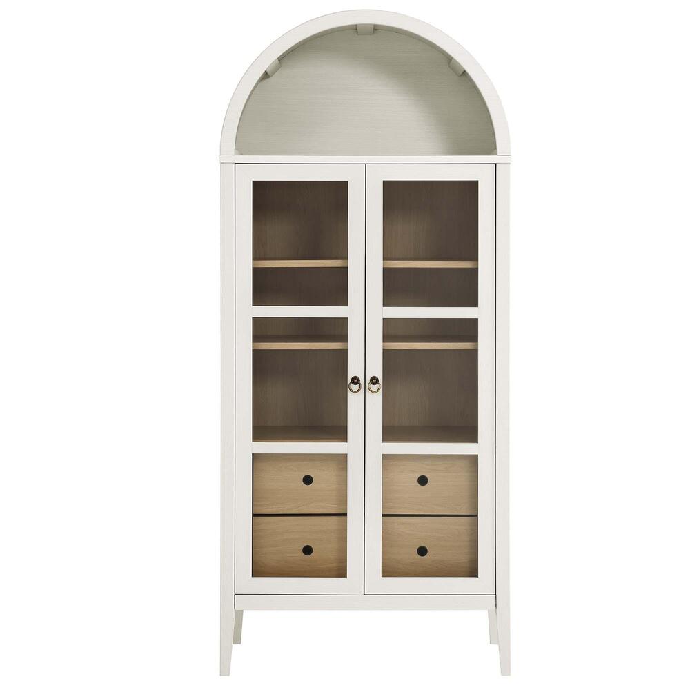 Nolan Tall Arched Storage Display Cabinet - Modern In Designs