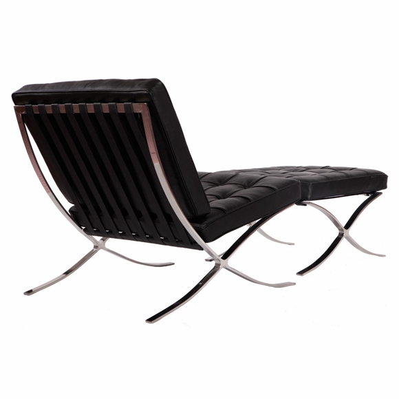 Barcelona Chair Replica - Pavilion Exposition Chair | ModernInDesigns.com