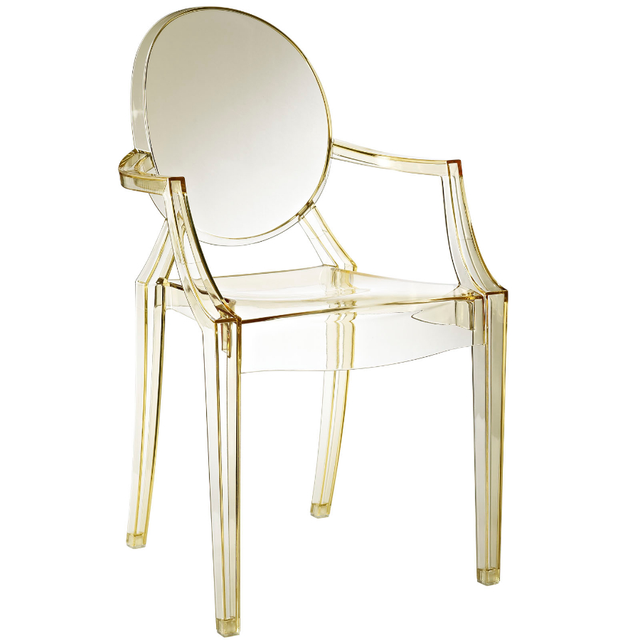 Starck Ghost Chair, Clear Side Arm-Chair - Modern In Designs