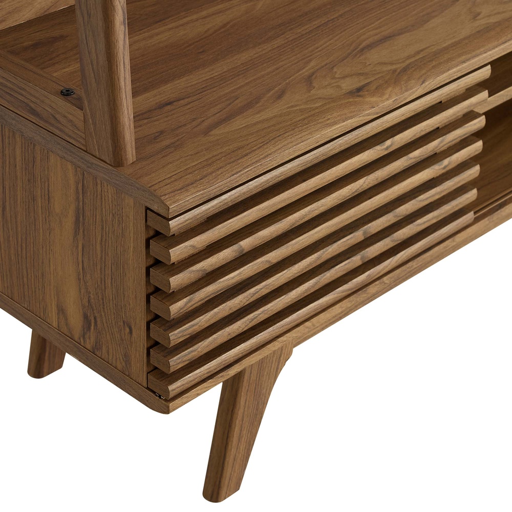 Render TV Stand Entertainment Center in Walnut - Modern In Designs