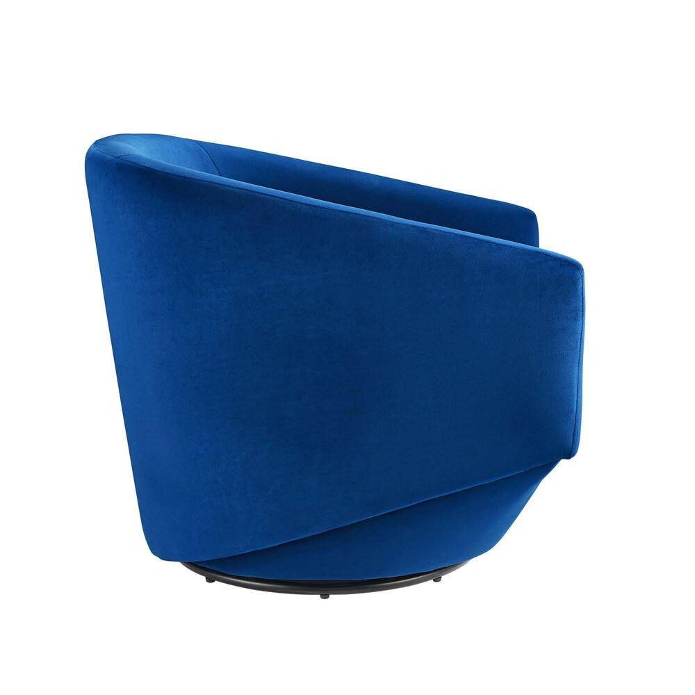 Series Performance Velvet Fabric Swivel Chair - Modern In Designs