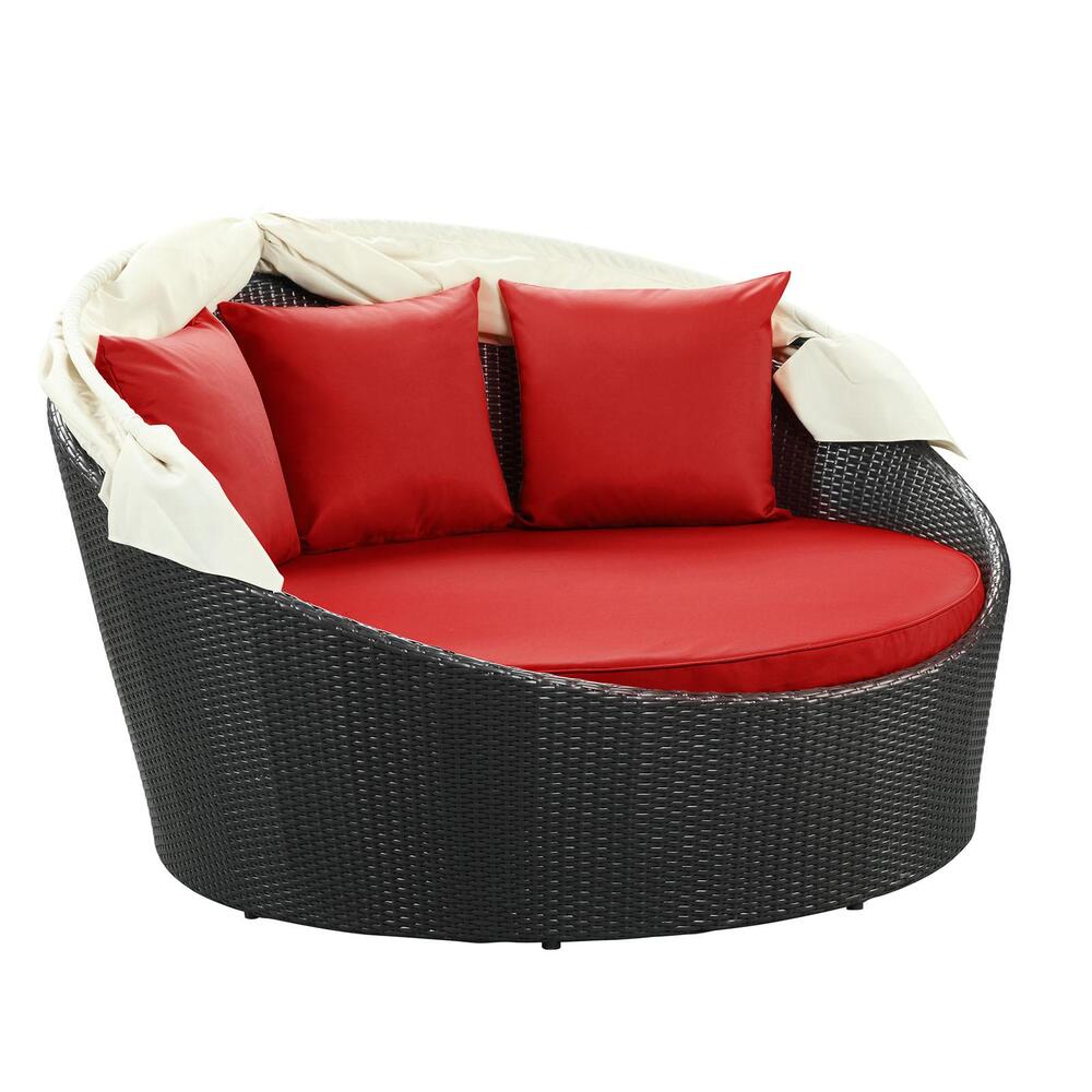 Siesta Canopy Outdoor Patio Daybed - Modern In Designs