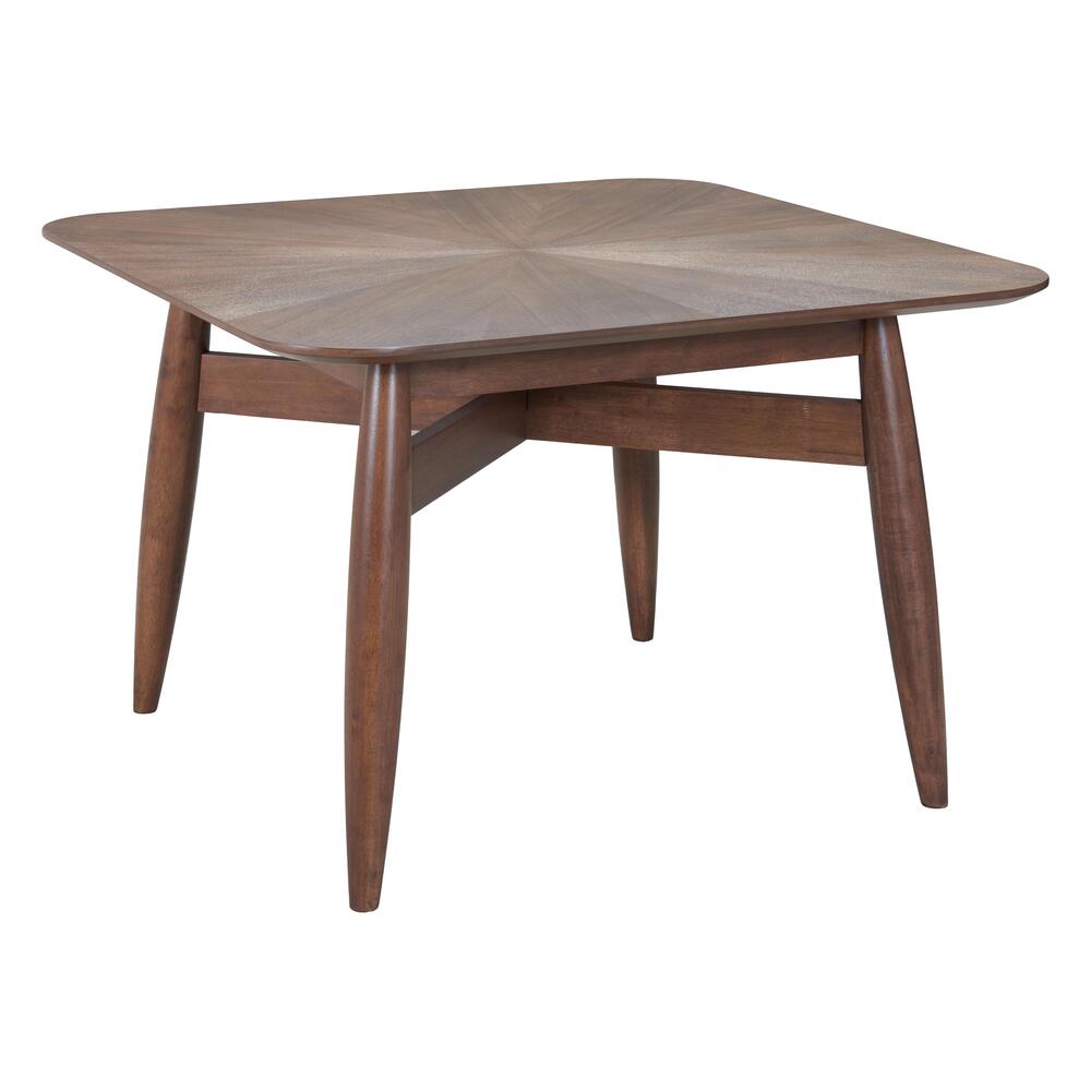 Silea Square Dining Table in Espresso - Modern In Designs