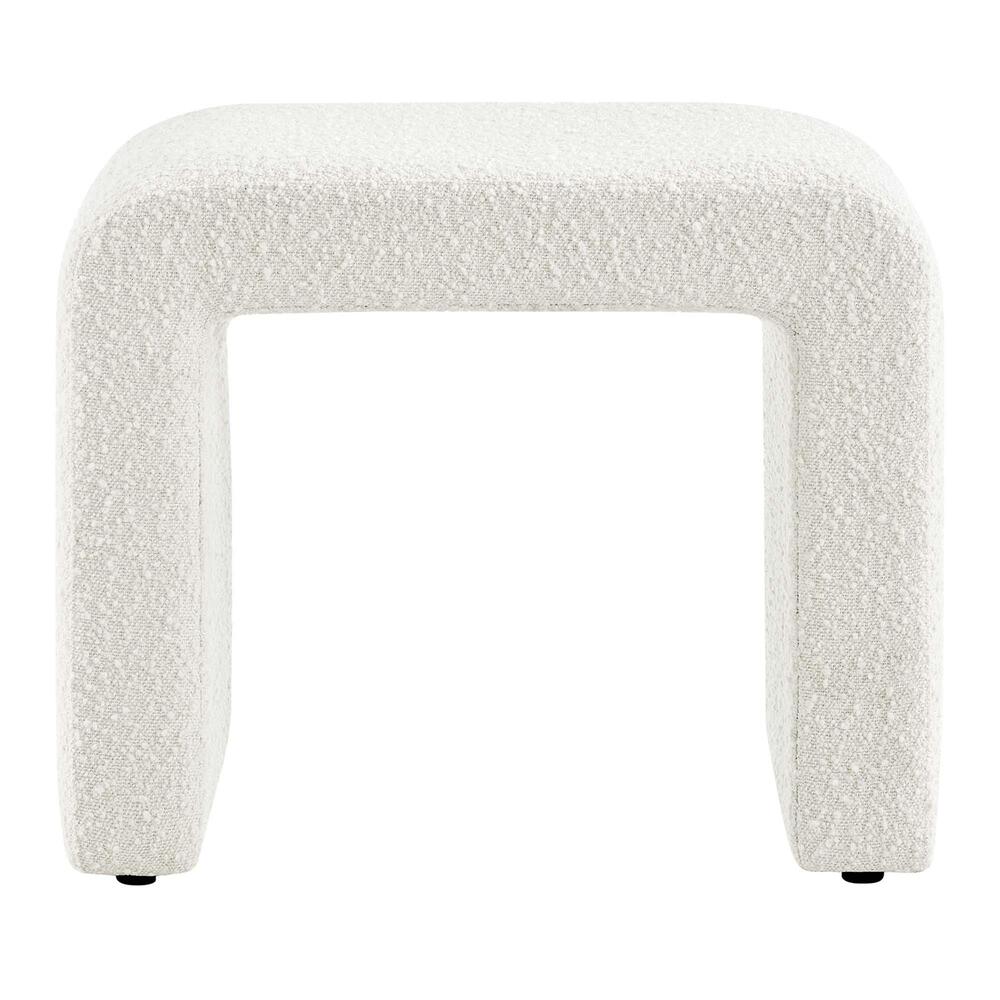 Simba Boucle Fabric Waterfall Stool - Modern In Designs