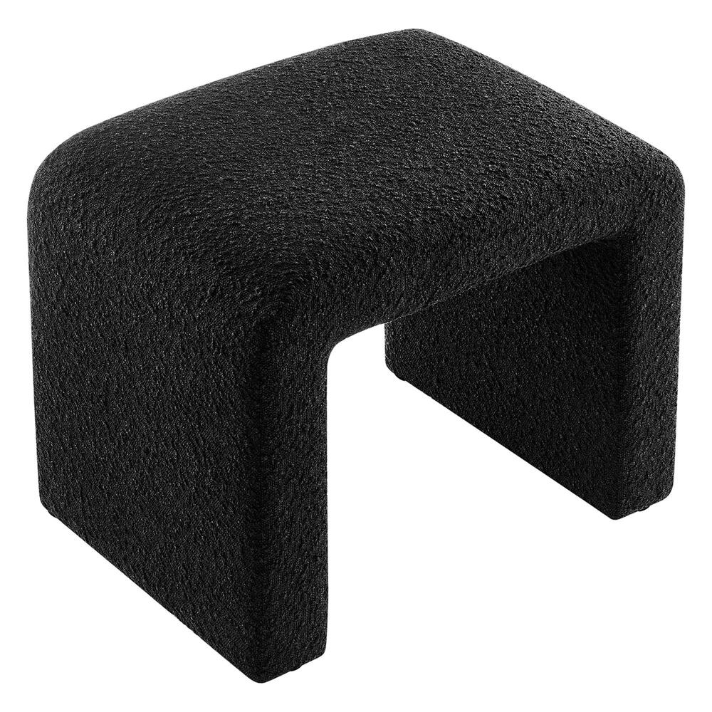 Simba Boucle Fabric Waterfall Stool - Modern In Designs