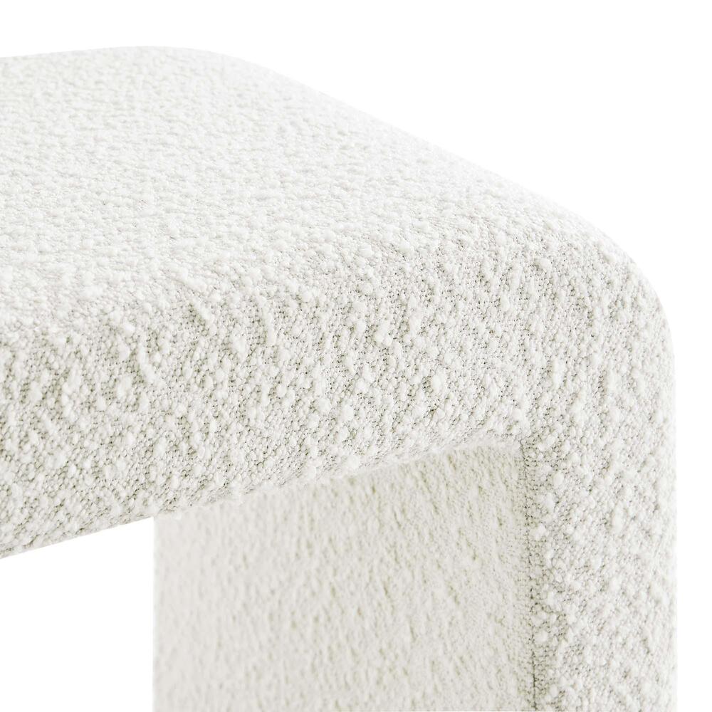 Simba Boucle Fabric Waterfall Stool - Modern In Designs