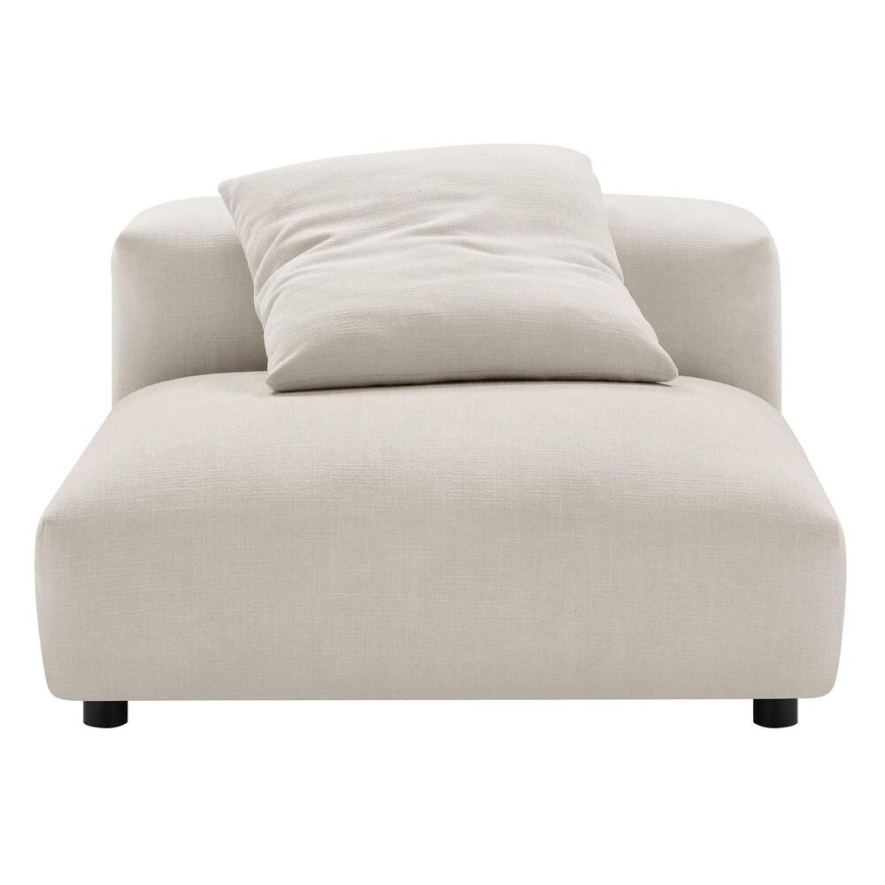 Solace Modular Upholstered Fabric Armless Chair - Modern In Designs