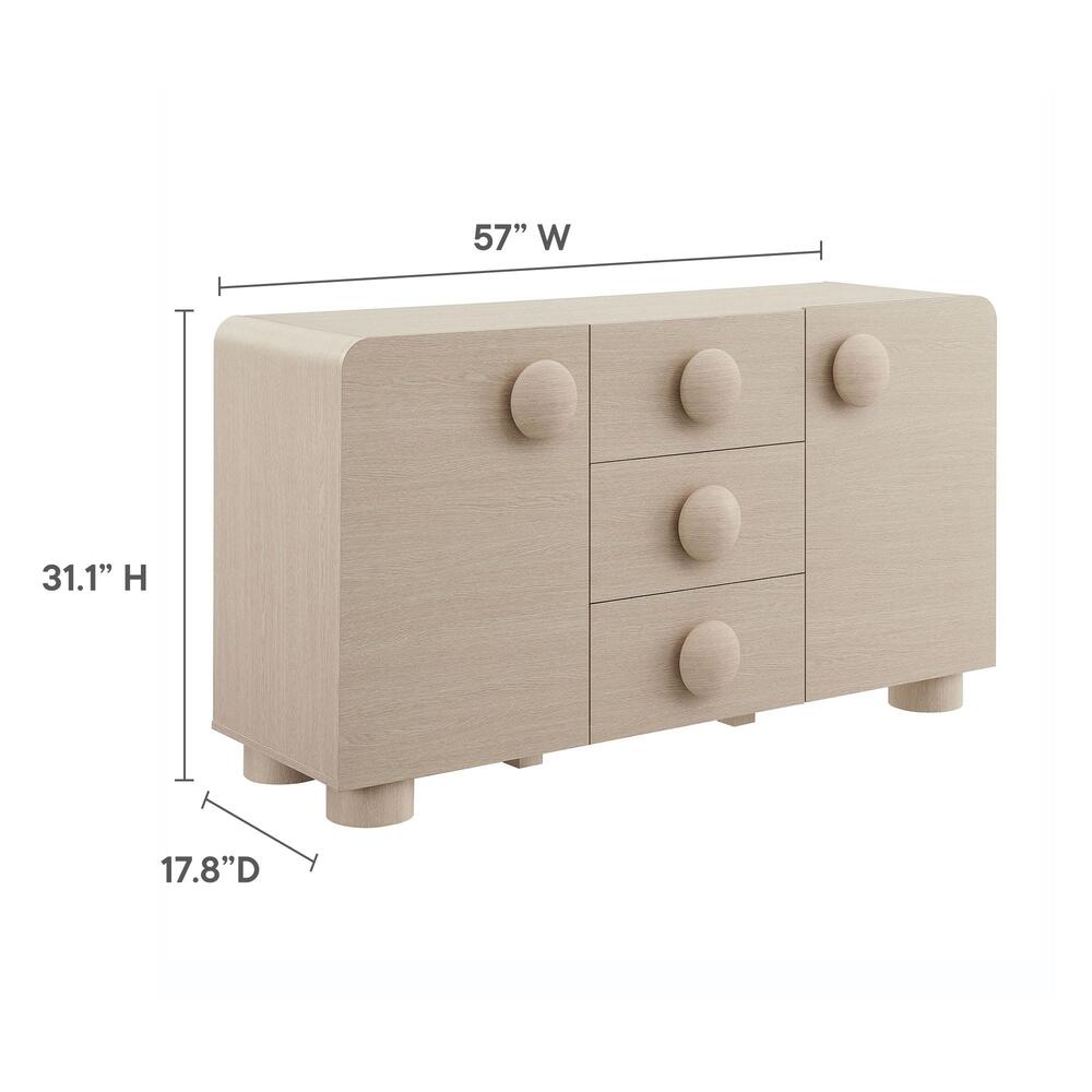 Sonnet 57" Sideboard Storage Cabinet - Modern In Designs