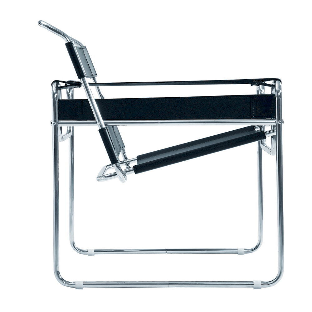 Strap Leatherette Chair - Modern In Designs