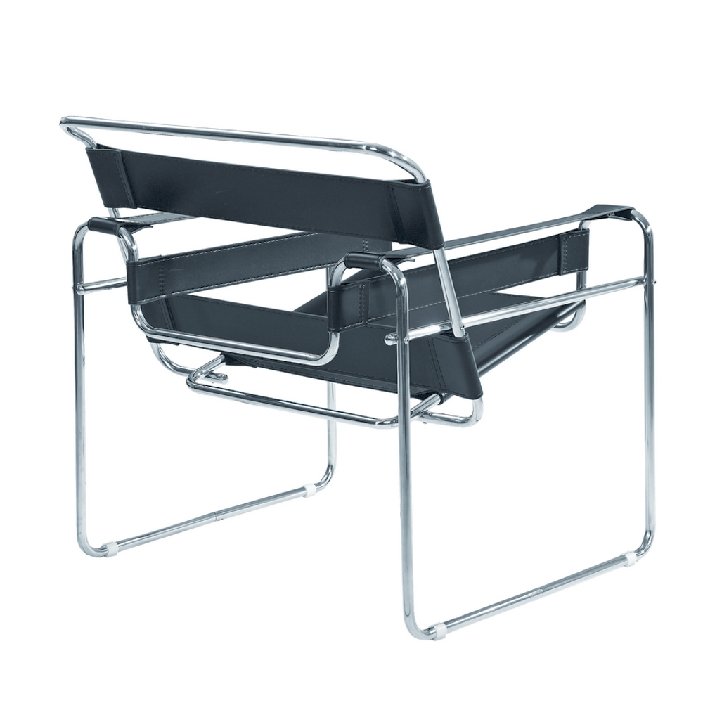Strap Leatherette Chair - Modern In Designs