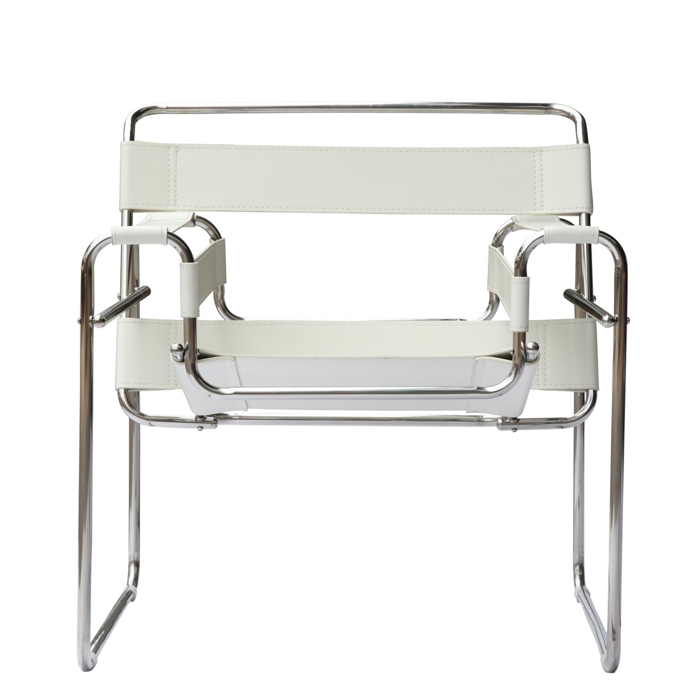 Strap Leatherette Chair - Modern In Designs