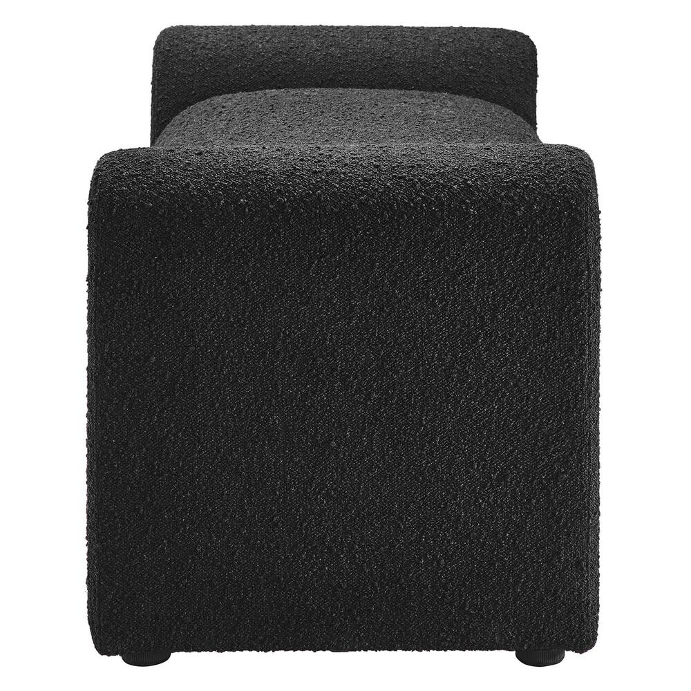 Waverly Boucle Fabric Bench - Modern In Designs