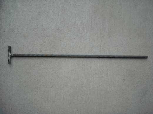 3/8" x 24" T Bar Trap Stakes - 6 Pack