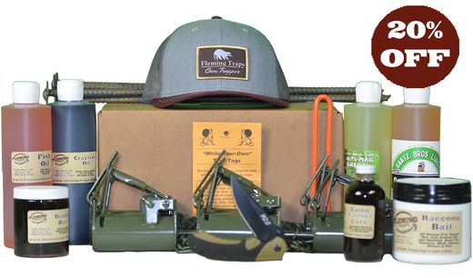 Dog Proof Raccoon Trapping Kit - Green - Deluxe