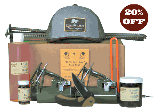 Dog Proof Raccoon Trapping Kit - Green - Standard