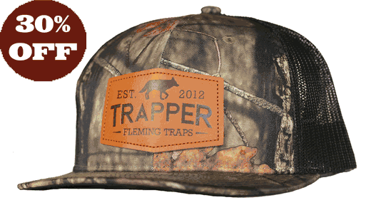 Trapper Patch Hat - Breakup Country/Black