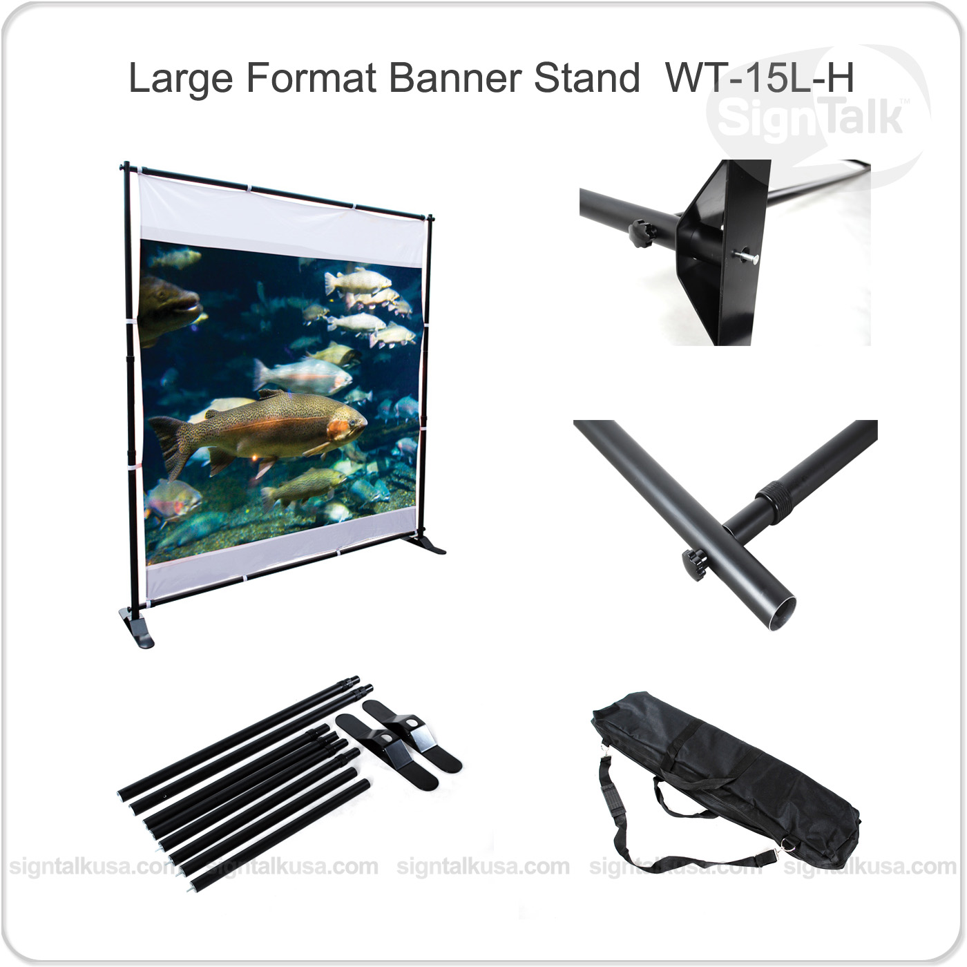 10ft*8ft Large Format Banner Stand WT-15L-H