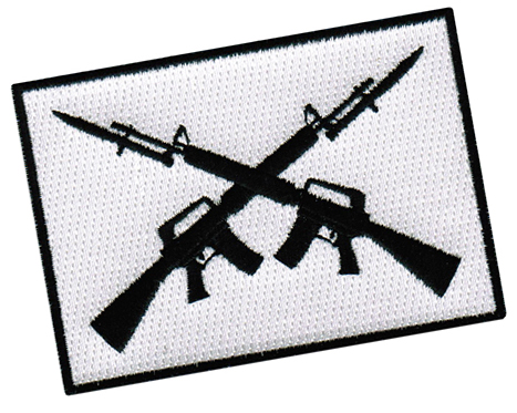 Crossed Assault Rifles