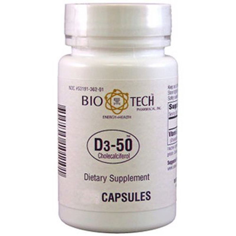 BioTech Pharmacal D3-50 50,000 IU 12 caps