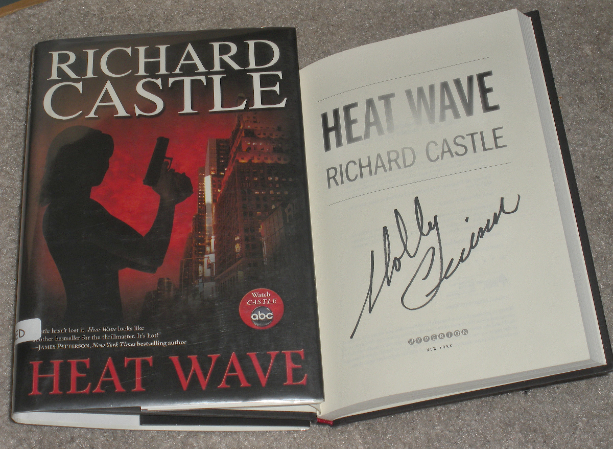 Signed Heat Wave by Richard Castle HB 1st