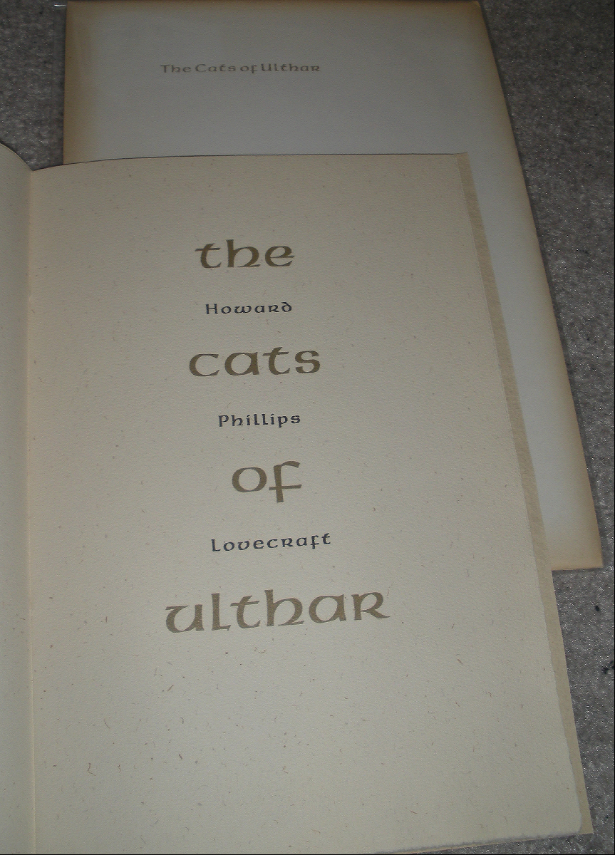 The Cats of Ulthar by H. P. Lovecraft TPB LTD