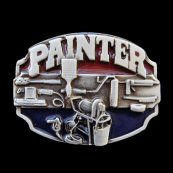 painter tools belt buckle