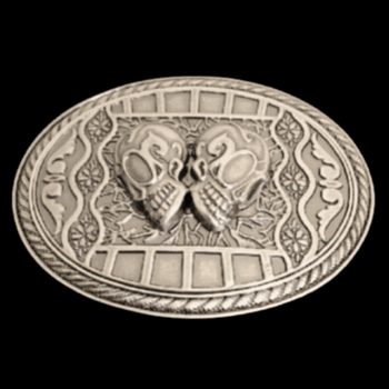 Skull Skullhead Skulls Evil Skeleton Head Gothic Belt Buckle Buckles