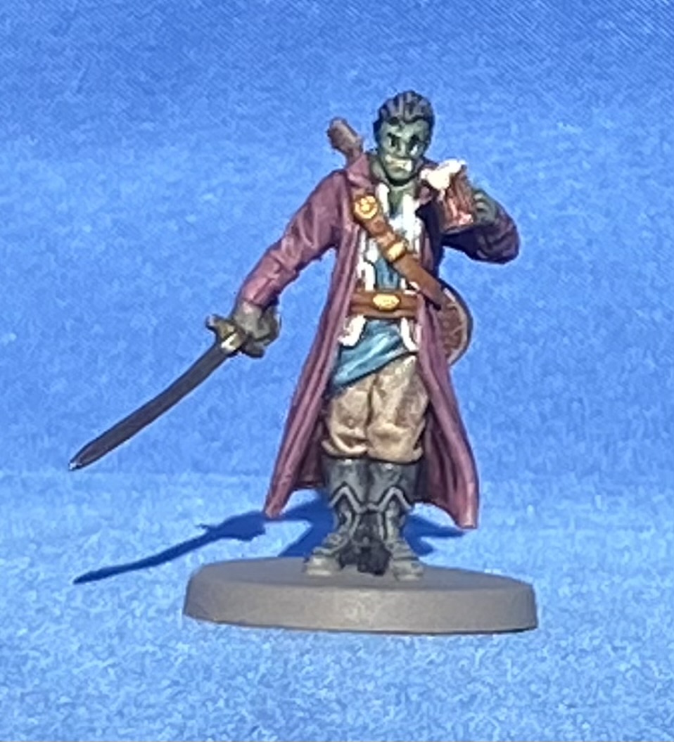 Half Orc Monk Miniature