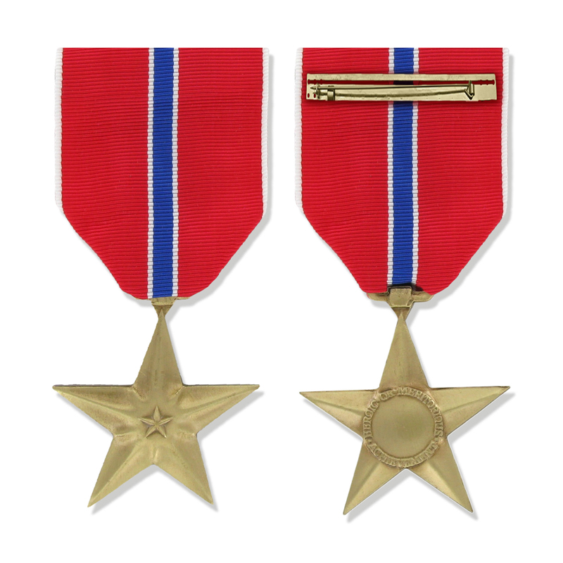 1-1/4 Inch Bronze Star Medal