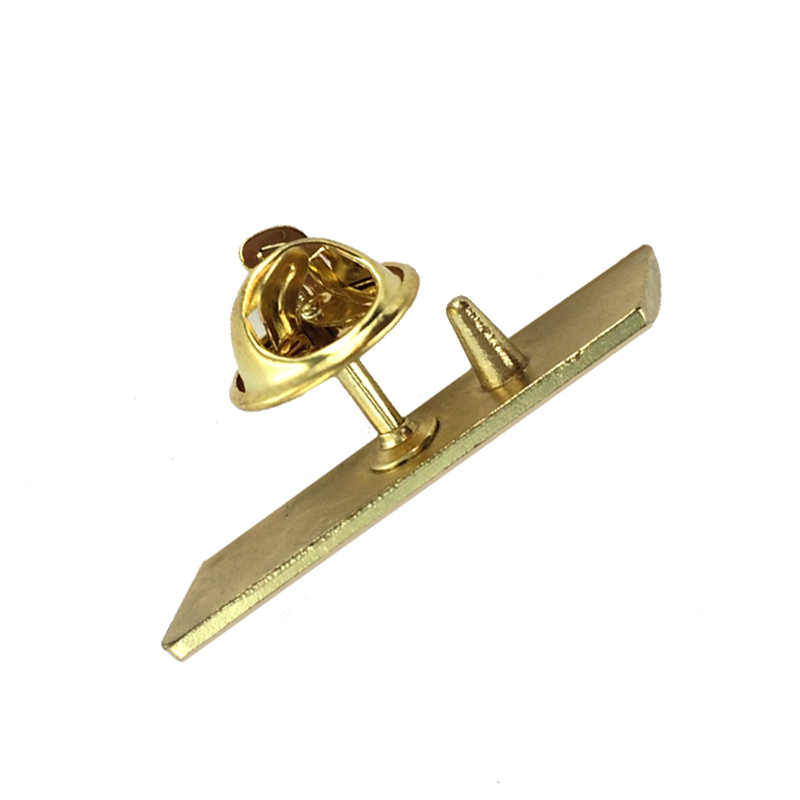 1-1/4 Inch Gold Service Bar Chenille Pin