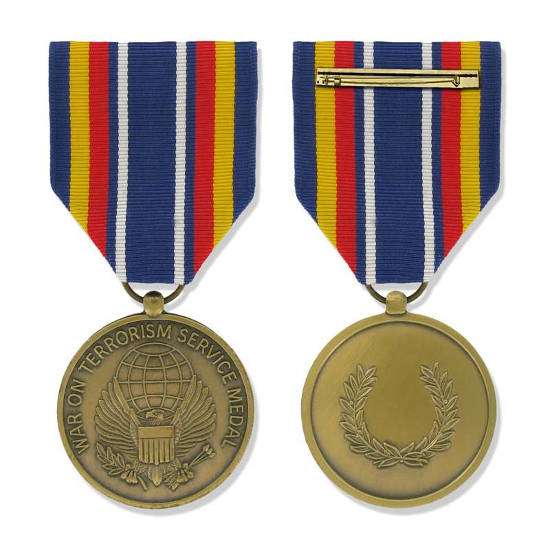 1-3/8 Inch Global War On Terrorism Service Military Medal