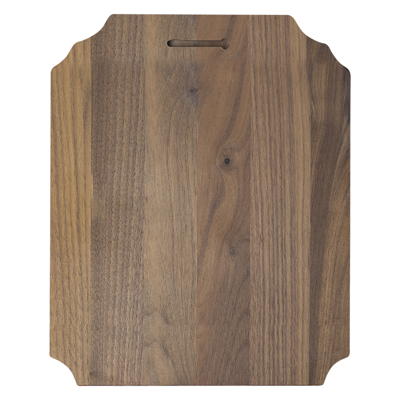 10-3/4 Inch Genuine Walnut Finish Rounded Corner Plaque Board