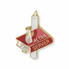 3/4 Inch Gold Enameled Altar Server Lapel Pin