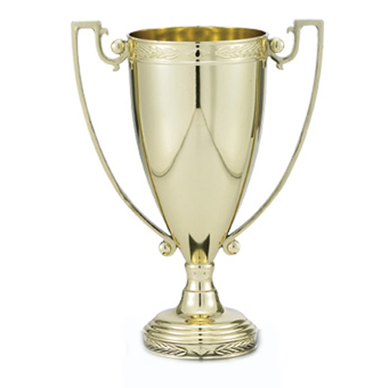 5 Inch Die Cast Bright Gold Trophy Cup