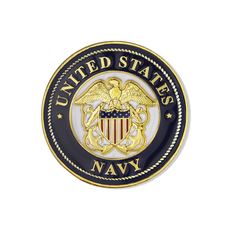 7/8 Inch United States Navy Lapel Pin
